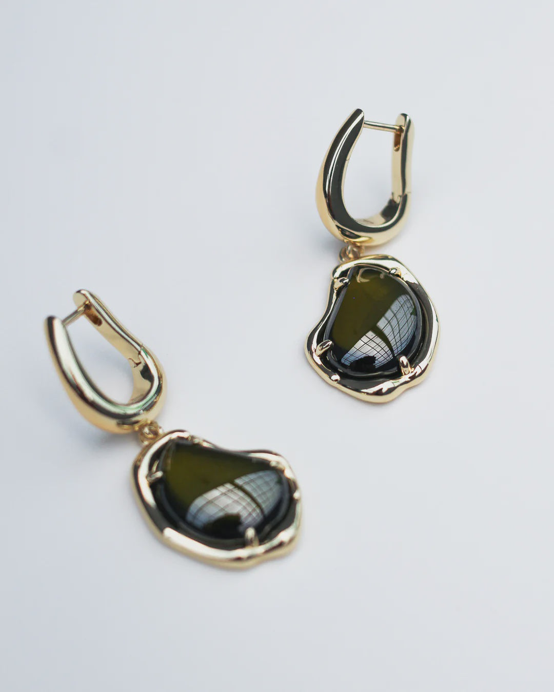 Bean Charm Earrings - 18K Gold Plating – Kind Curations